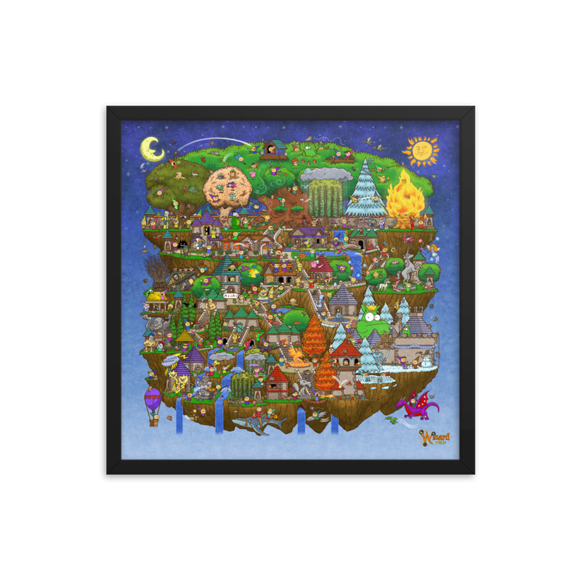 Wizard101 Doodle Poster – KingsIsle Store