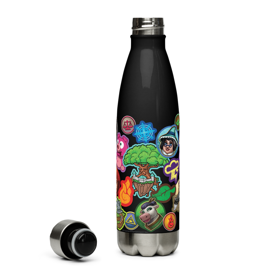 Wizard101 Stickers Stainless Steel Water Bottle – KingsIsle Store