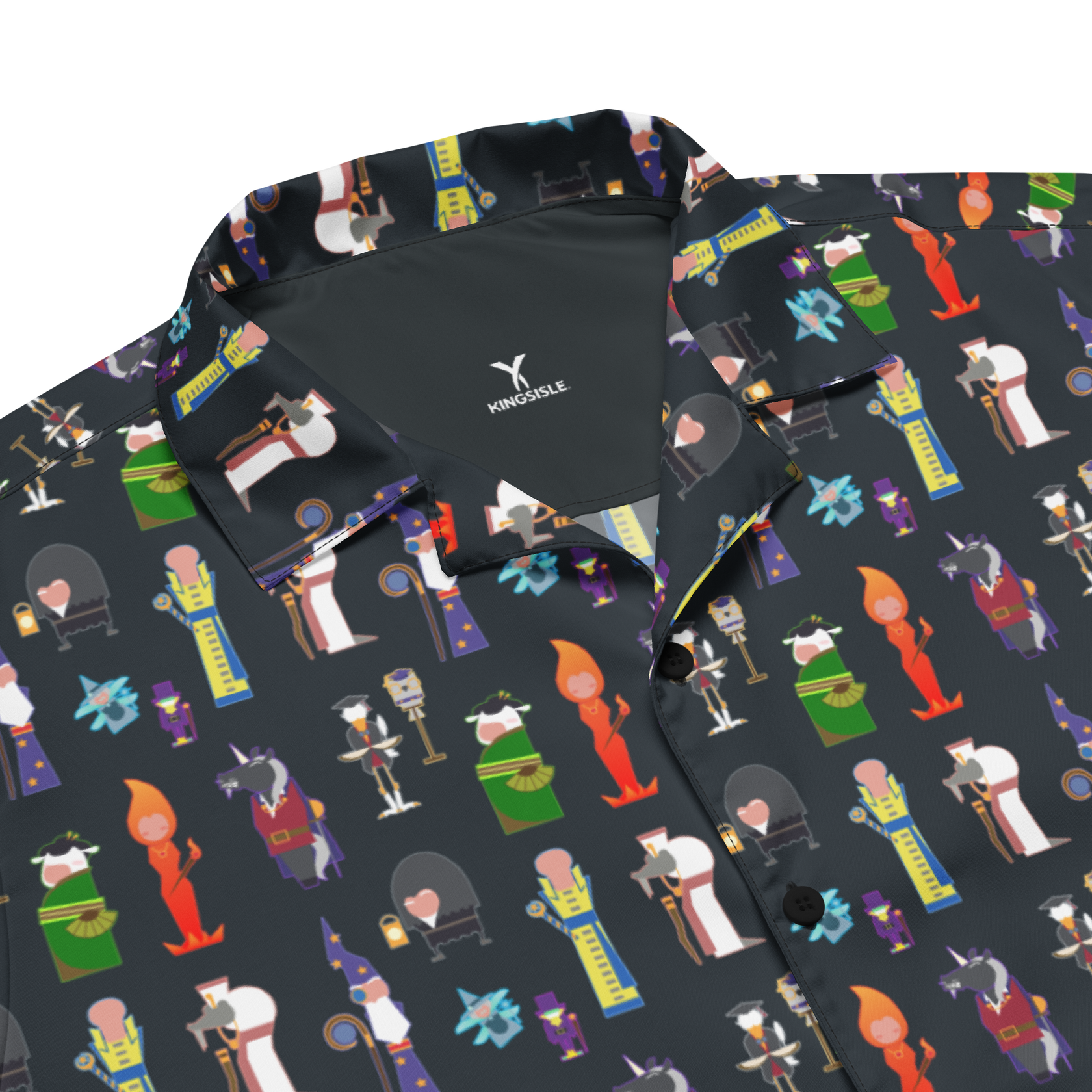 Wizard101 Iconic Instructors Button-Up Shirt – KingsIsle Store