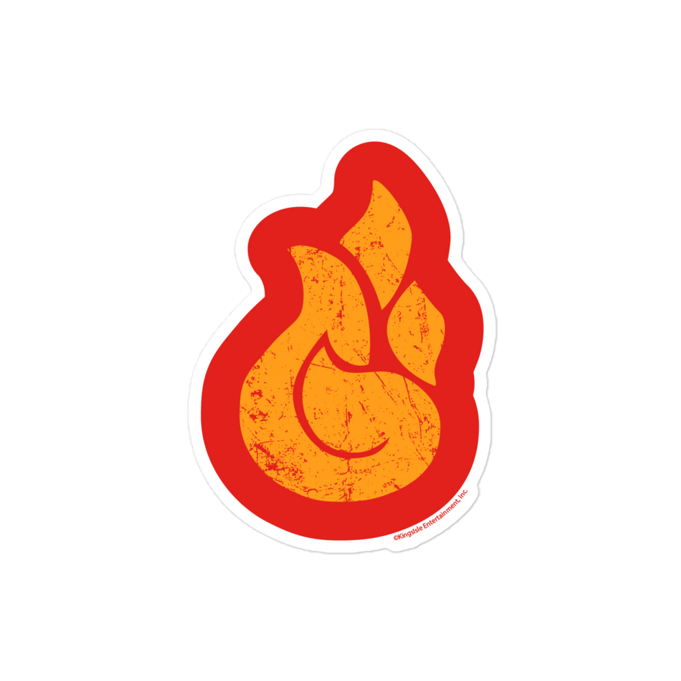 Wizard101 Worn Fire School Symbol Sticker – KingsIsle Store