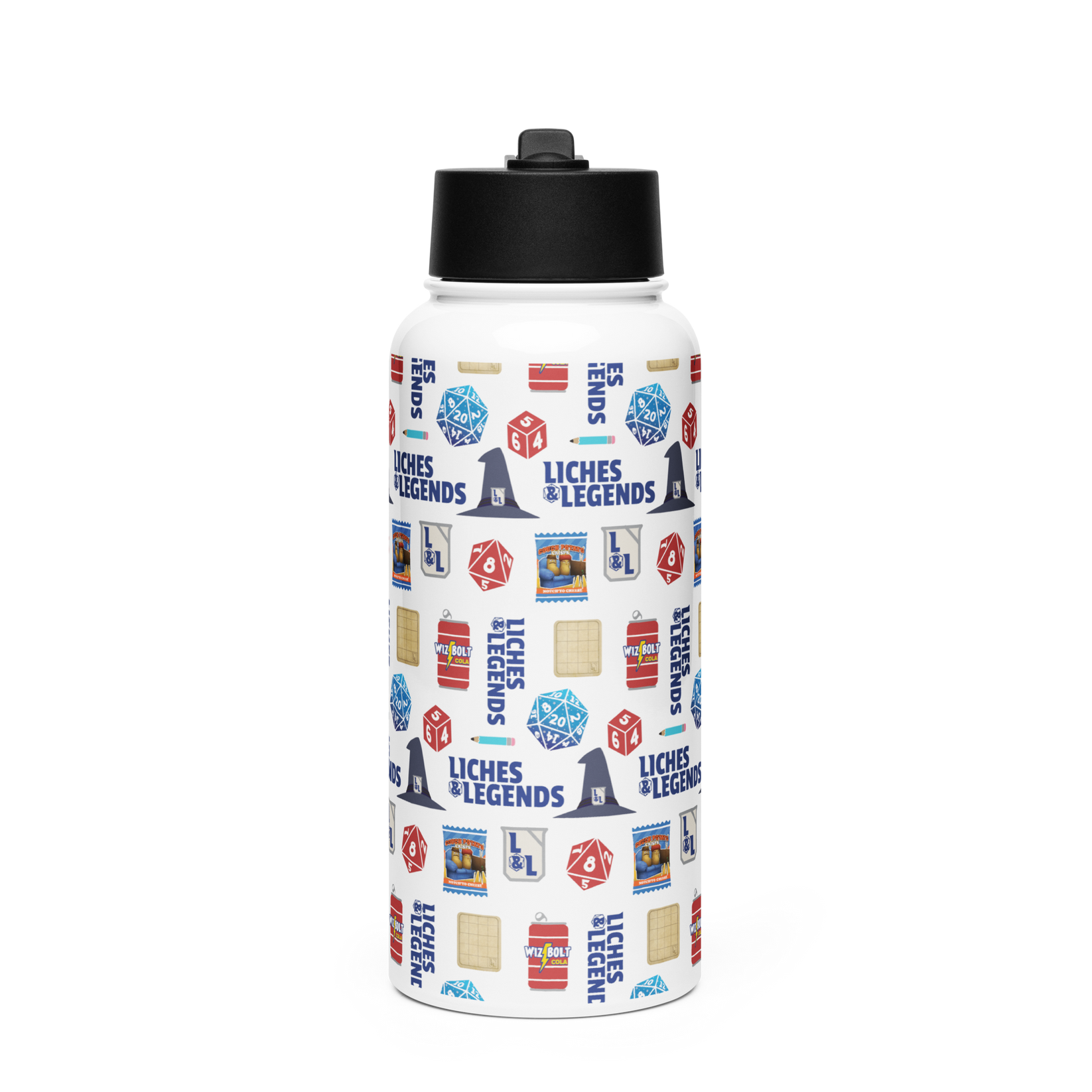 Wizard101 Liches & Legends Stainless Steel Water Bottle – KingsIsle Store