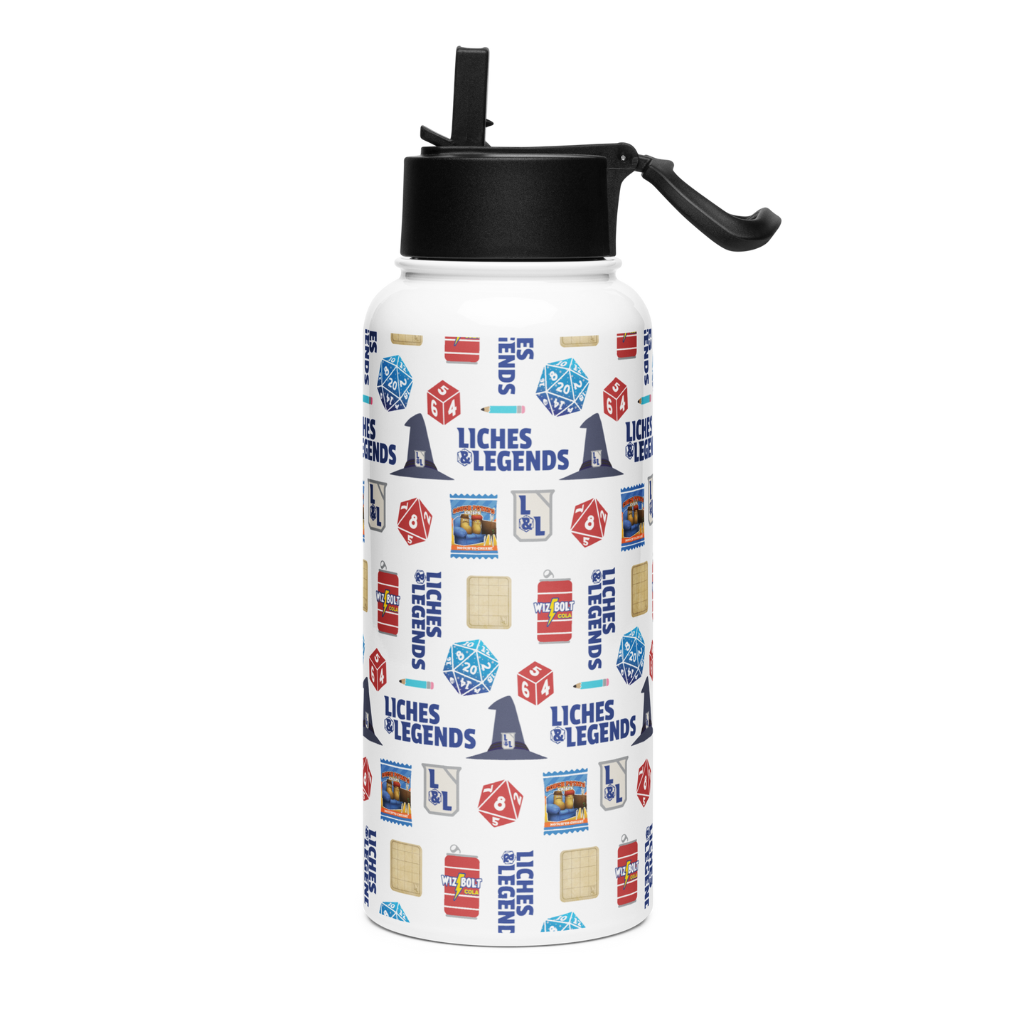 Wizard101 Liches & Legends Stainless Steel Water Bottle – KingsIsle Store