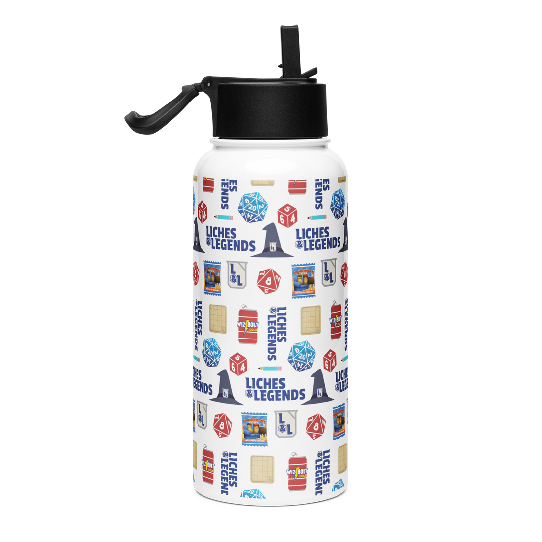 Wizard101 Liches & Legends Stainless Steel Water Bottle – KingsIsle Store